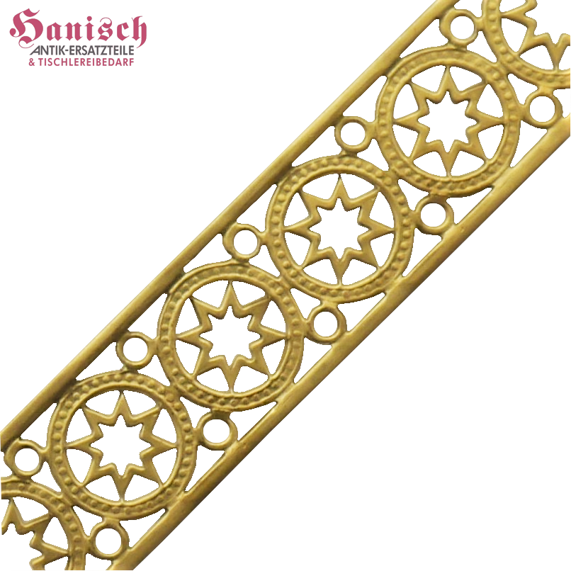 Zierleiste: Deko Messing Profil als Zierband | 24072